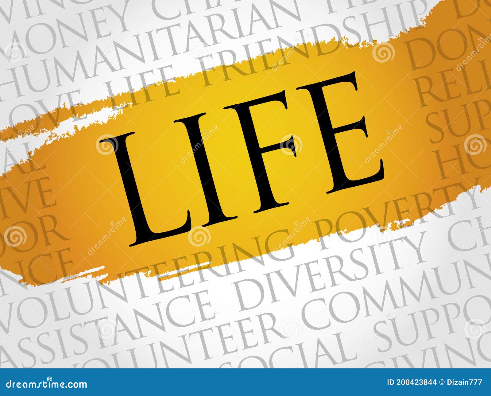 Life word cloud stock illustration. Illustration of holding - 200423844