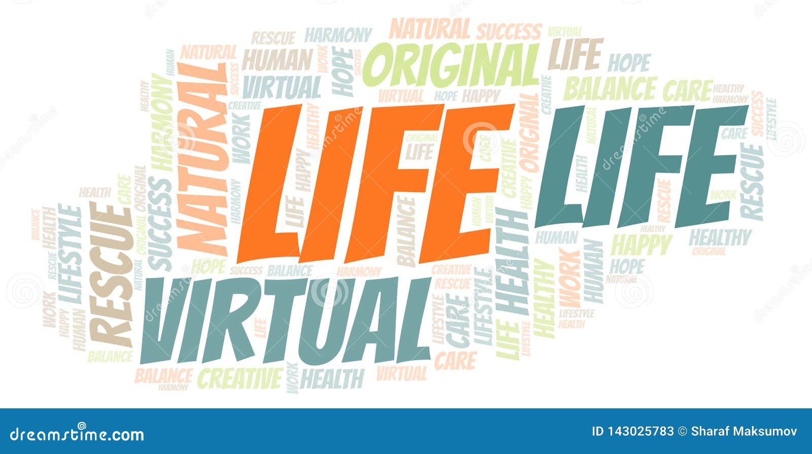 Life word cloud stock illustration. Illustration of lifestyle - 143025783