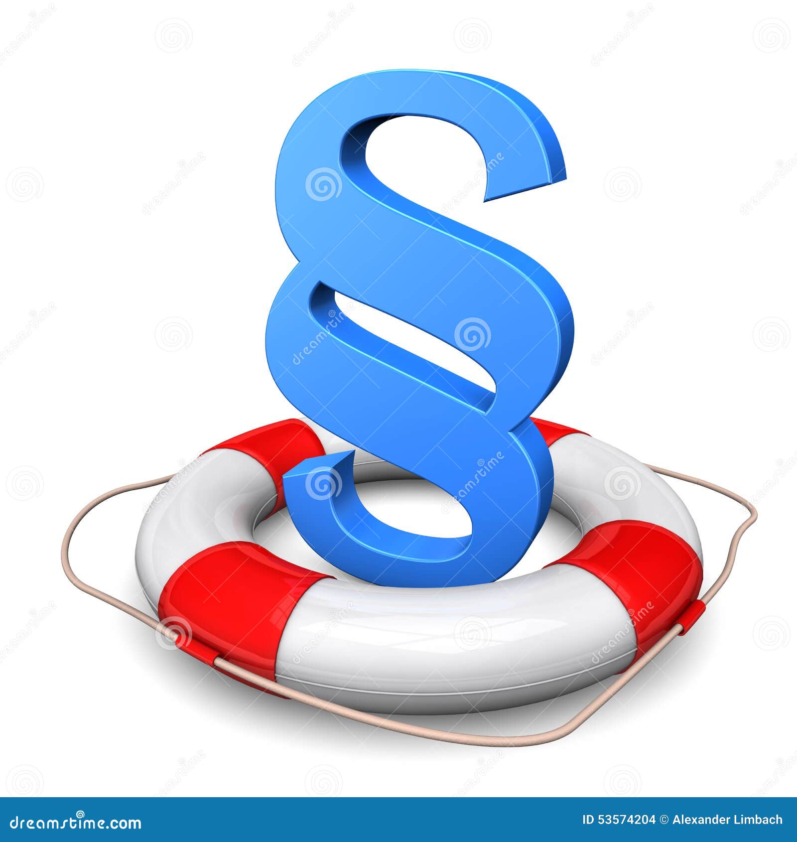 Blue Paragraph Sign On White Background With Empty Space On Right Side ...