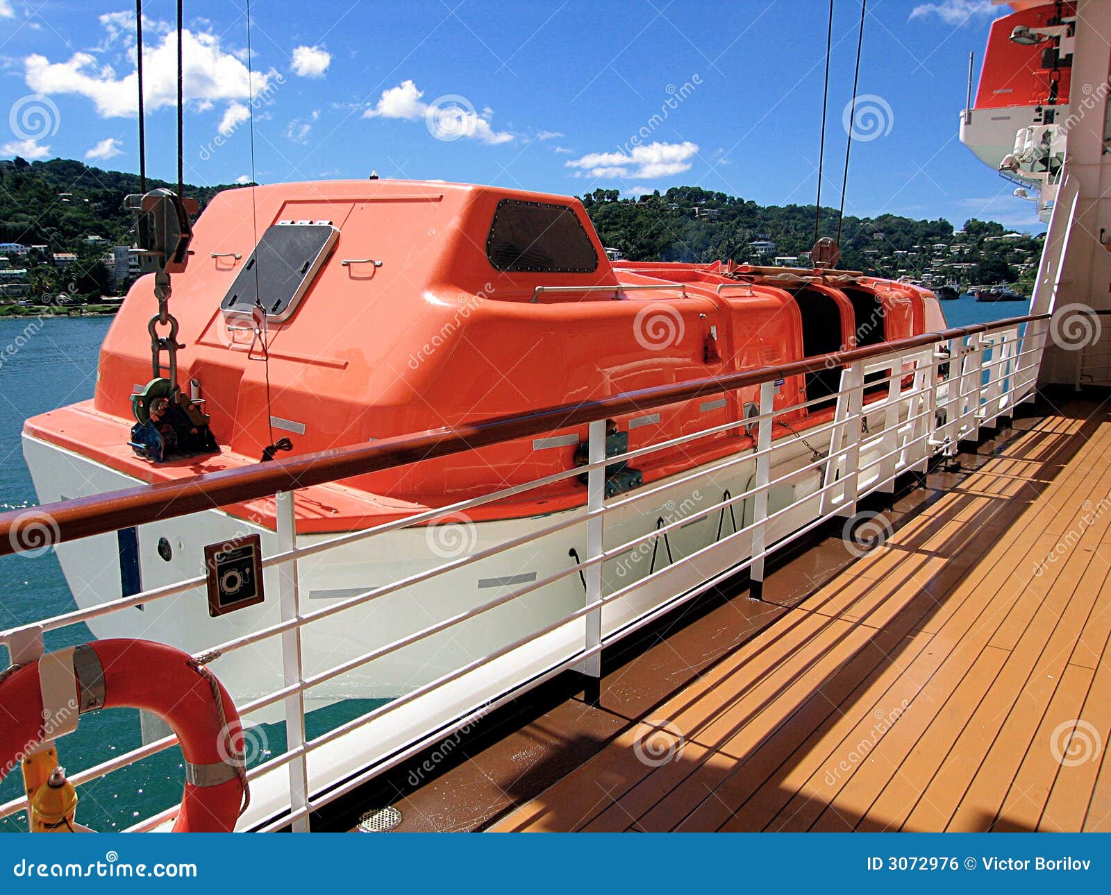 Lifeboat stock photo. Image of moving, inflatable, ocean - 3072976