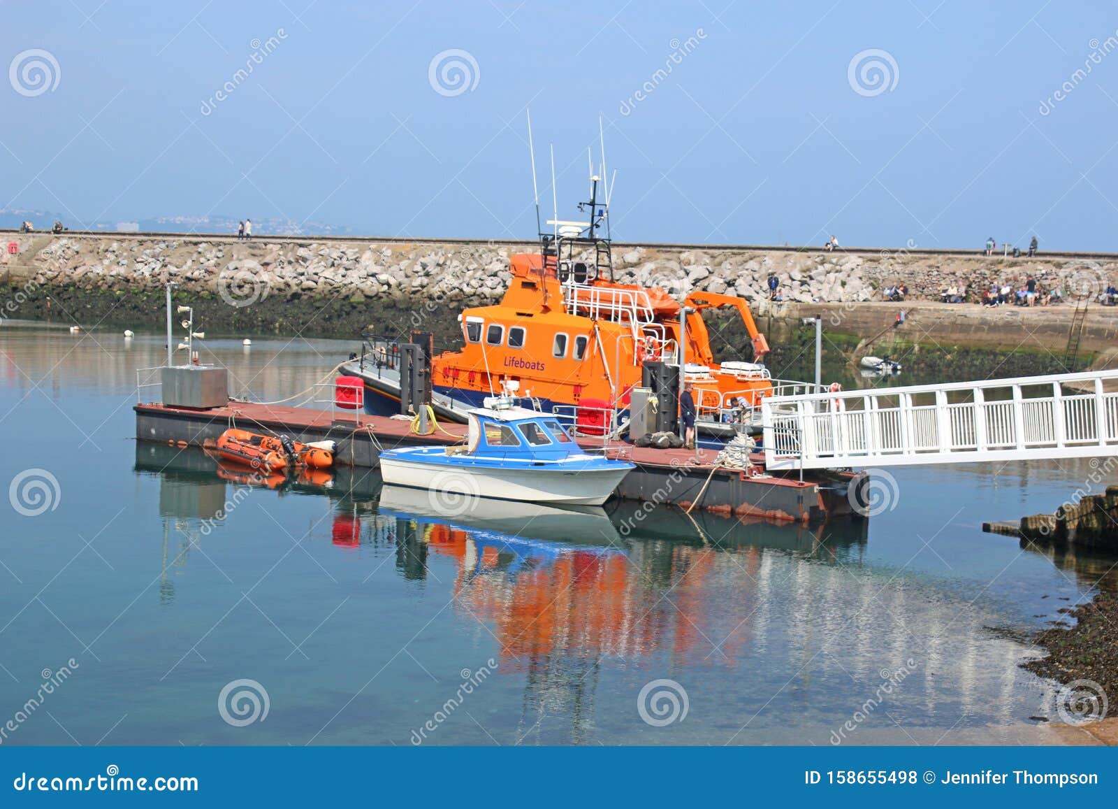 Pontoon And Tender For Boats Editorial Image | CartoonDealer.com #165967440