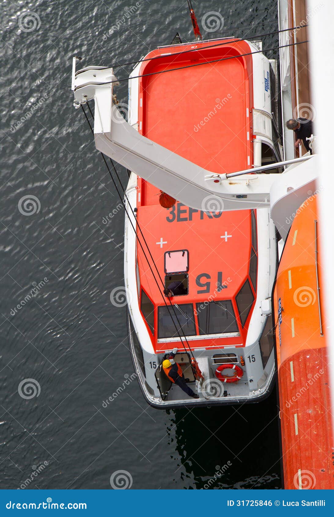 Lifeboat stock photo. Image of drilling, boat, engineering - 31725846