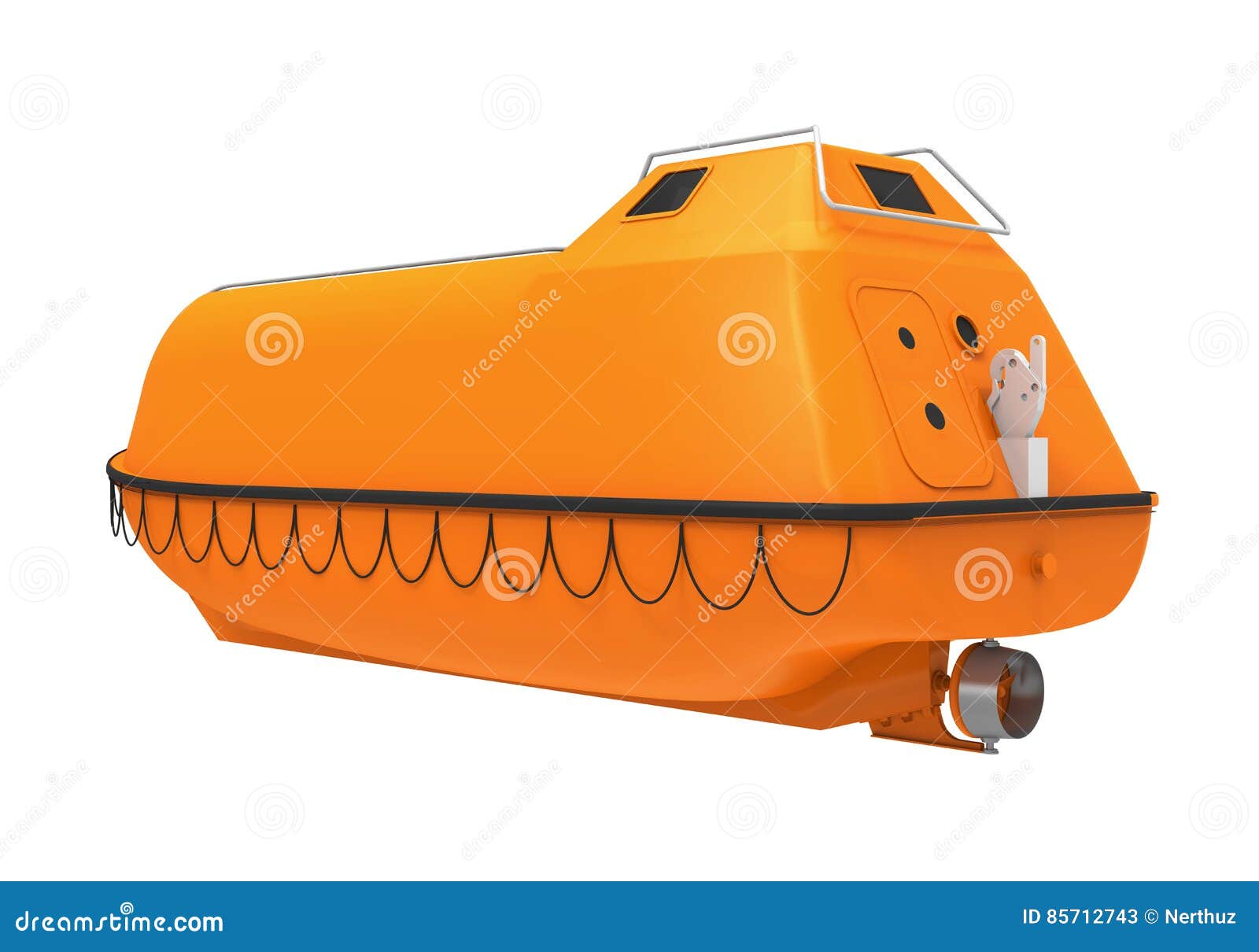 Lifeboat Vector Illustration | CartoonDealer.com #41539770