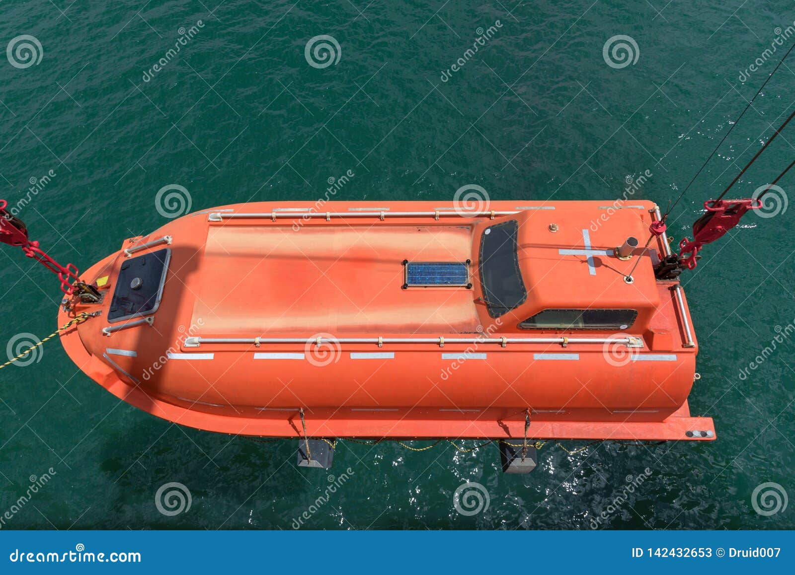 Lifeboat after Rescue Operations Stock Image - Image of safety, line ...