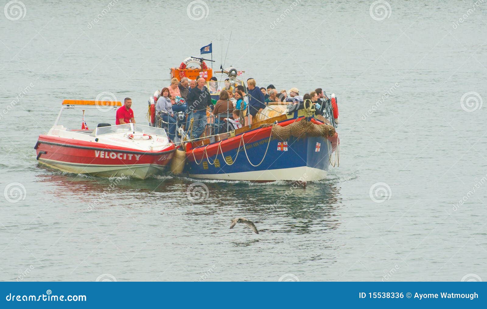 Lifeboat rescue at Whitby. editorial photo. Image of boat - 15538336