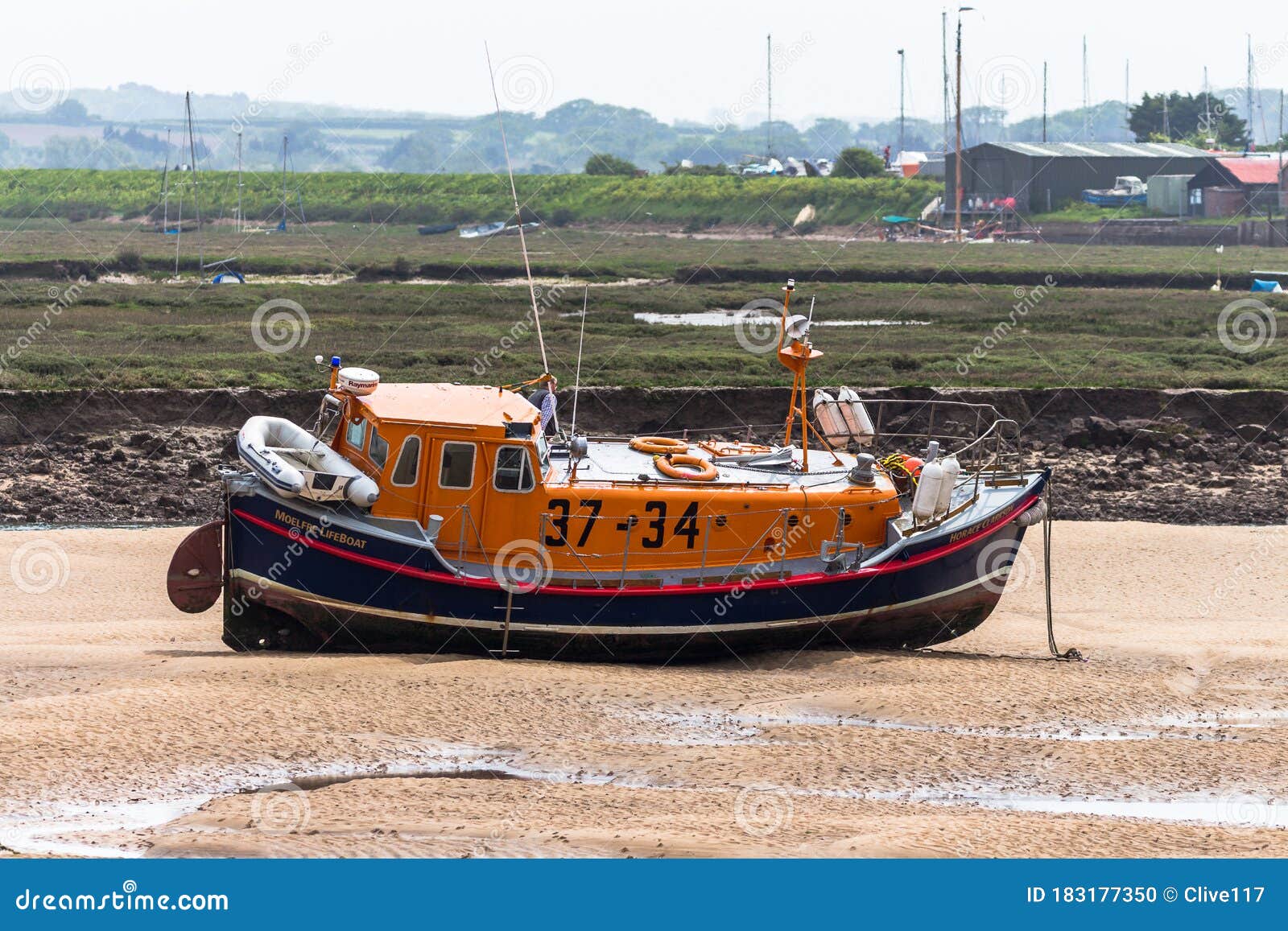Lifeboat Sitting on the Mud Flaps Editorial Image - Image of windows ...
