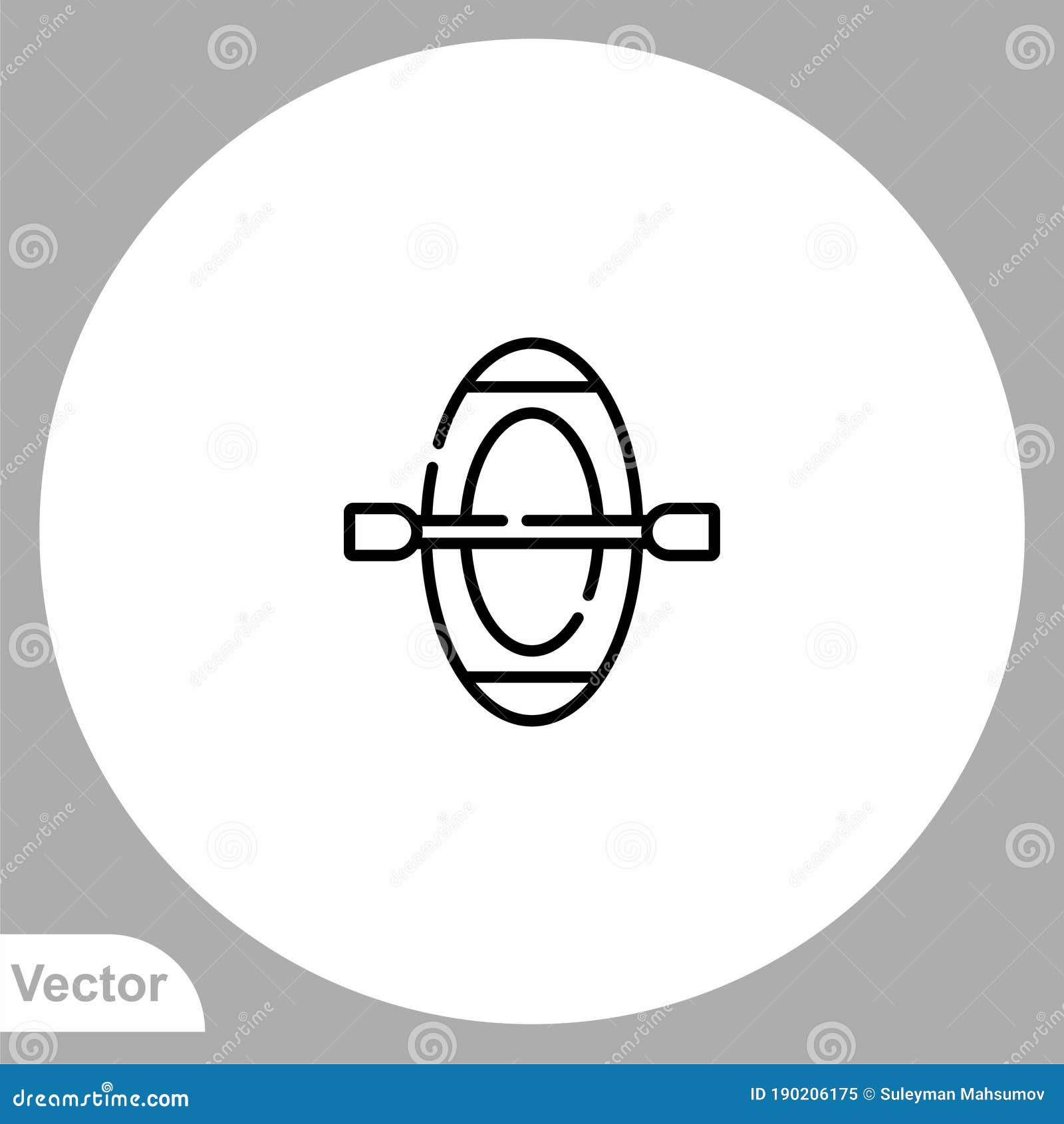 Lifeboat Vector Icon Sign Symbol Stock Vector - Illustration of design ...