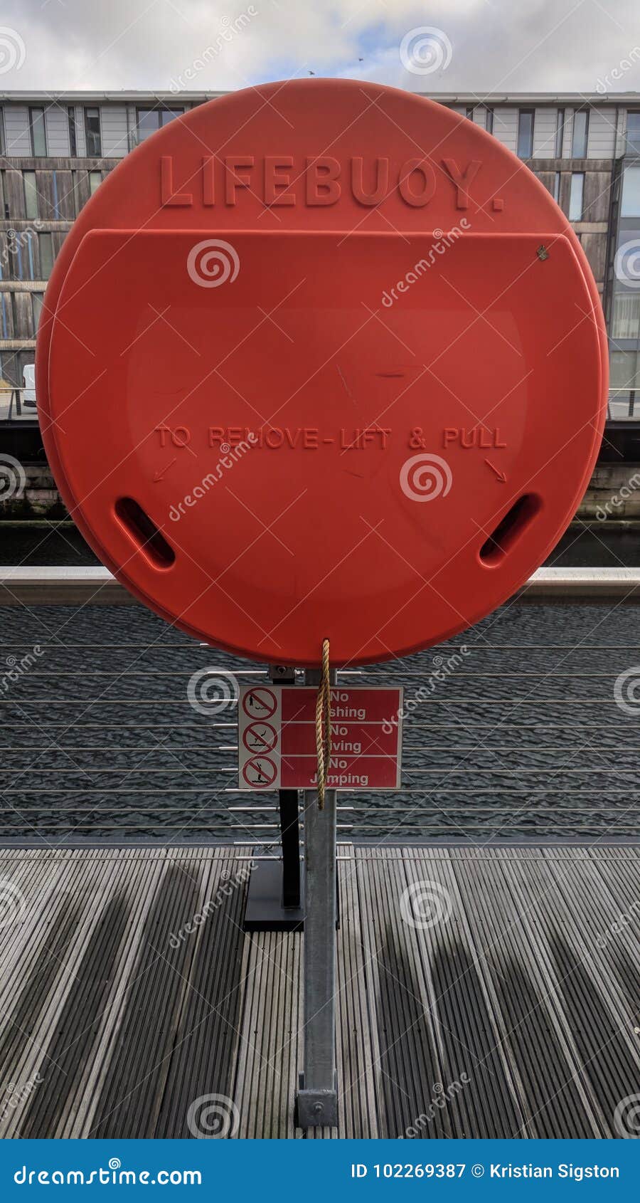 Lifebouy stock image. Image of orangey, safety, side - 102269387