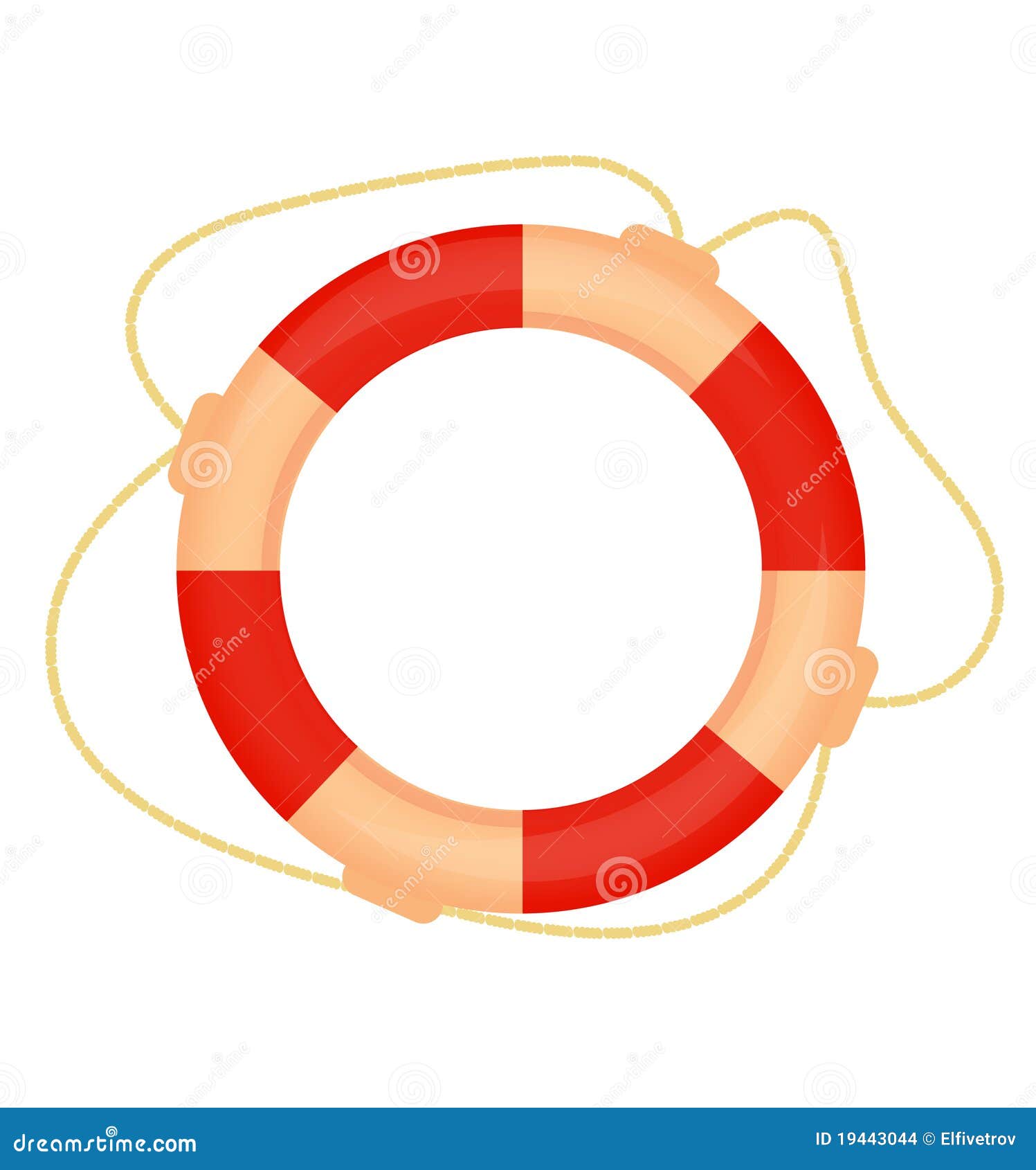 Lifebuoy stock vector. Illustration of risk, buoy, protection - 19443044