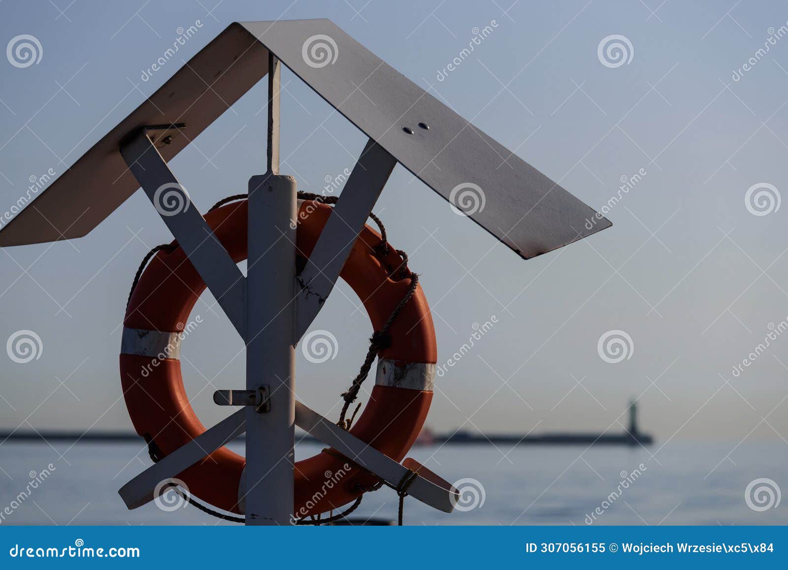 LIFEBUOY stock image. Image of wharf, round, security - 307056155