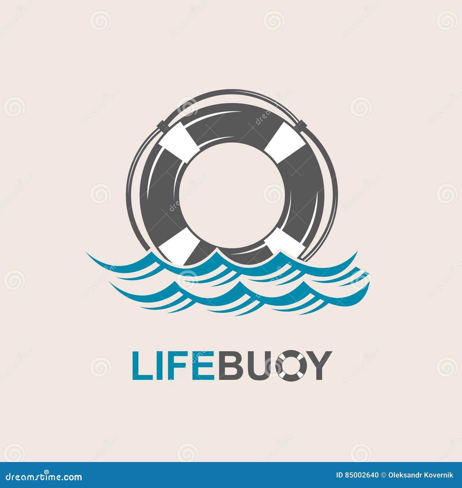 Lifebuoy design element stock vector. Illustration of captain - 85002640