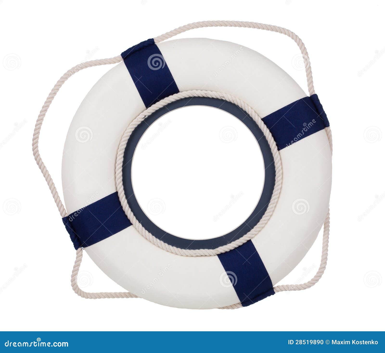 Lifebuoy, Isolated on White Stock Photo - Image of concept, survival ...