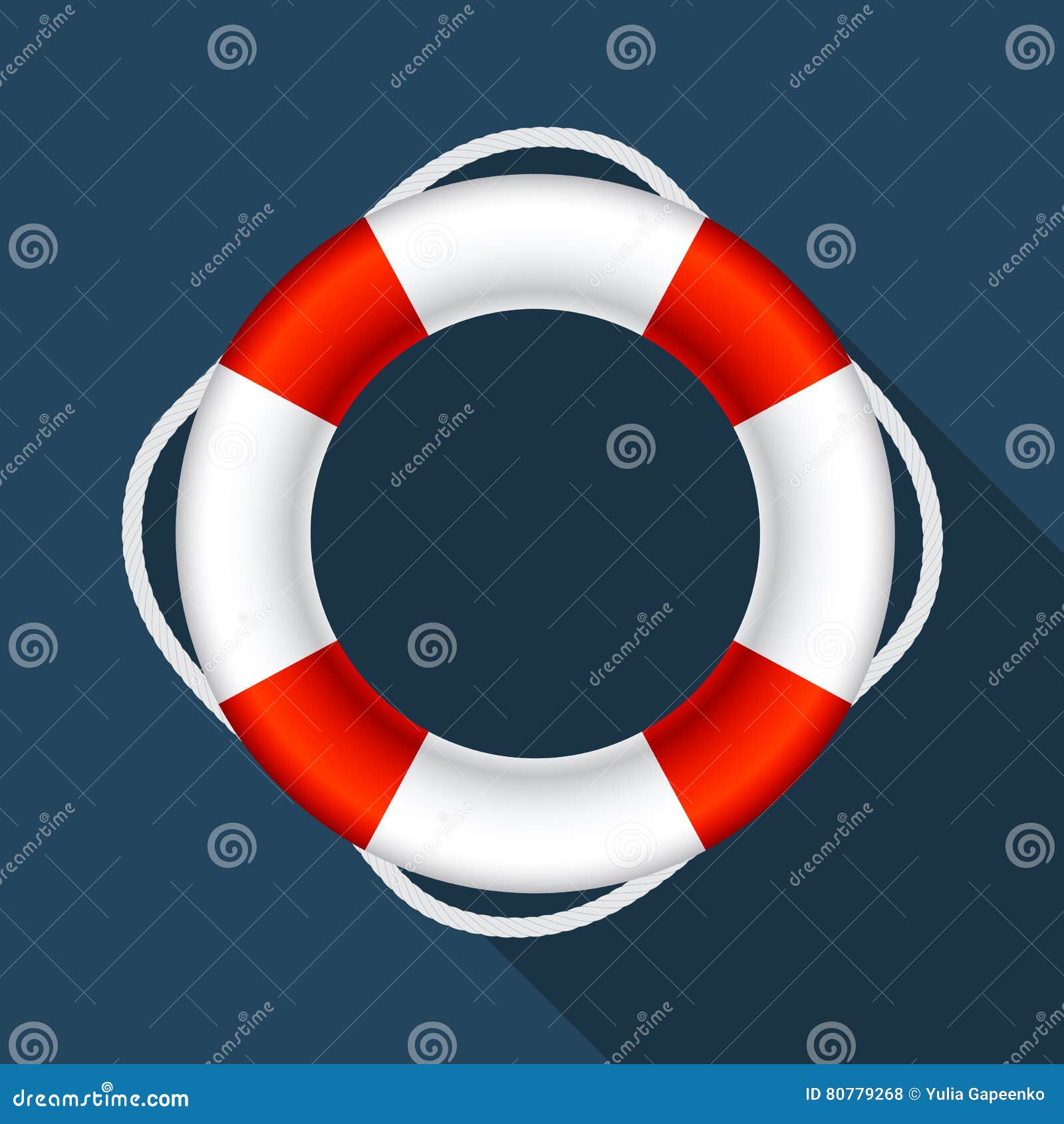 Lifebuoy Sign Symbol Vector Illustration Stock Vector - Illustration of ...