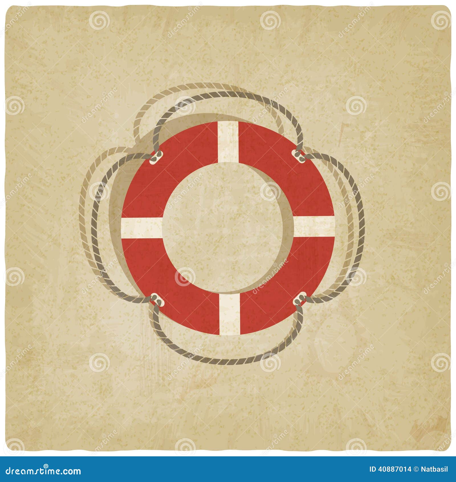 Lifebuoy symbol stock vector. Illustration of lifesaver - 40887014