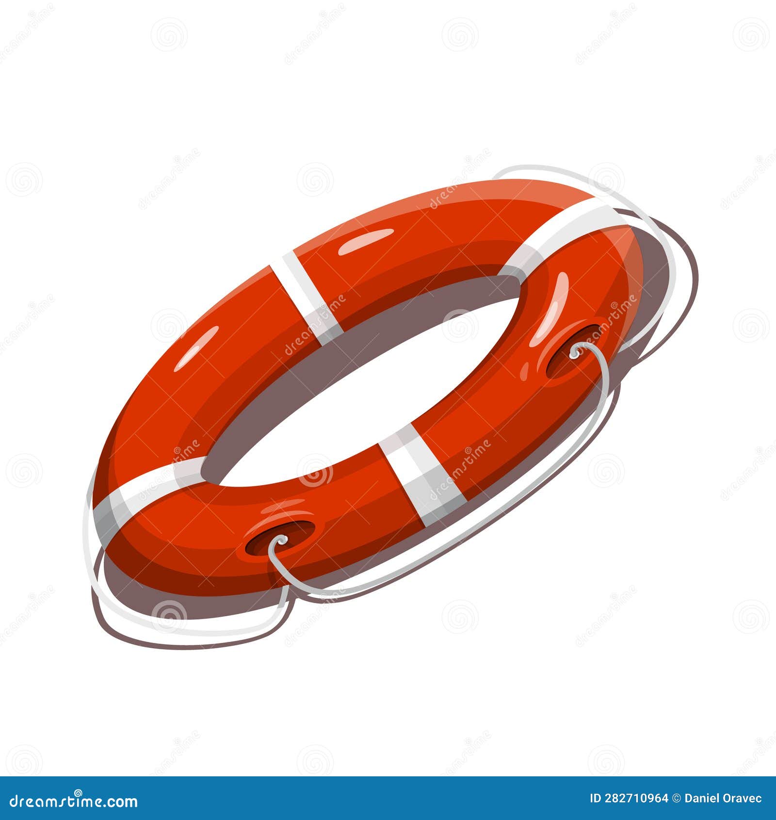 Lifebuoy Icon - Rescue Symbol Isolated on White Background Stock Vector ...