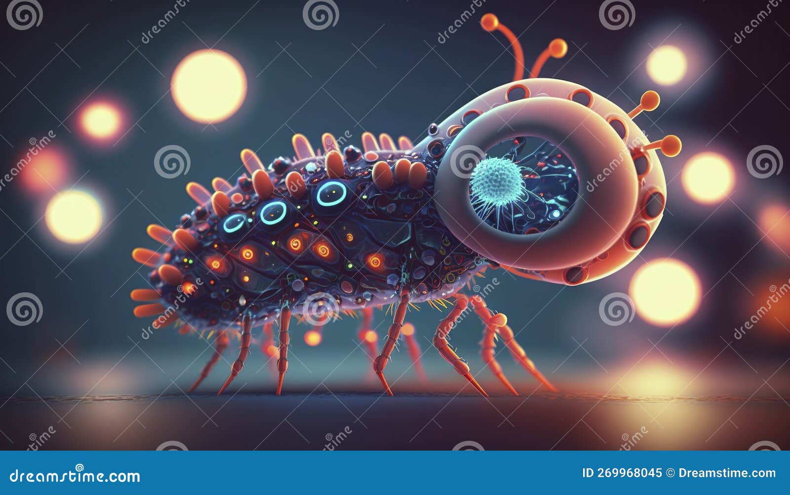 Lifeform Generative AI stock illustration. Illustration of medicine ...