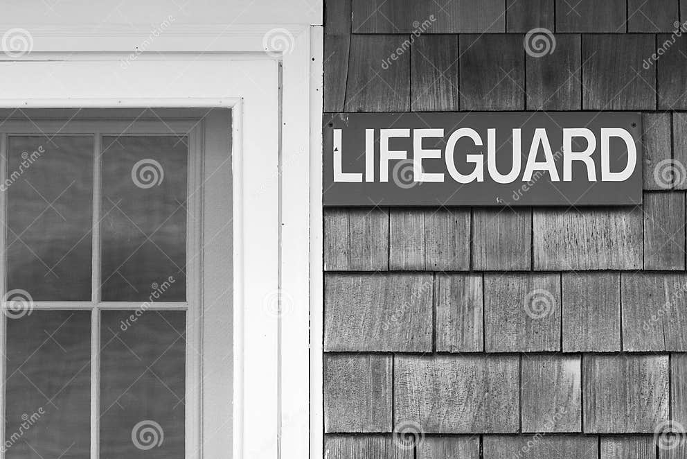 Lifeguard stock image. Image of window, sign, letters - 22810353