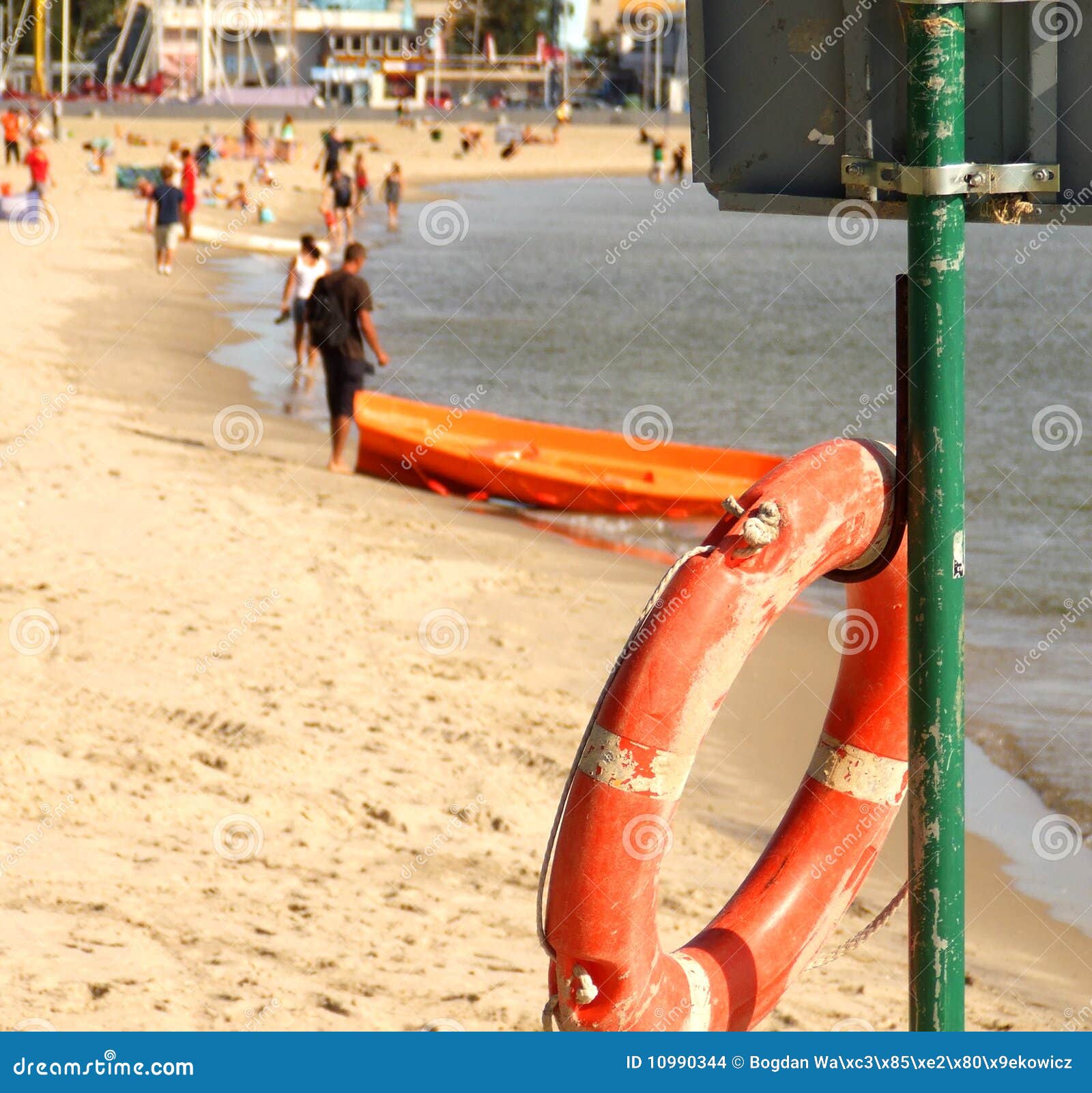 Lifeguard buoy stock photo. Image of save, services, boating - 10990344