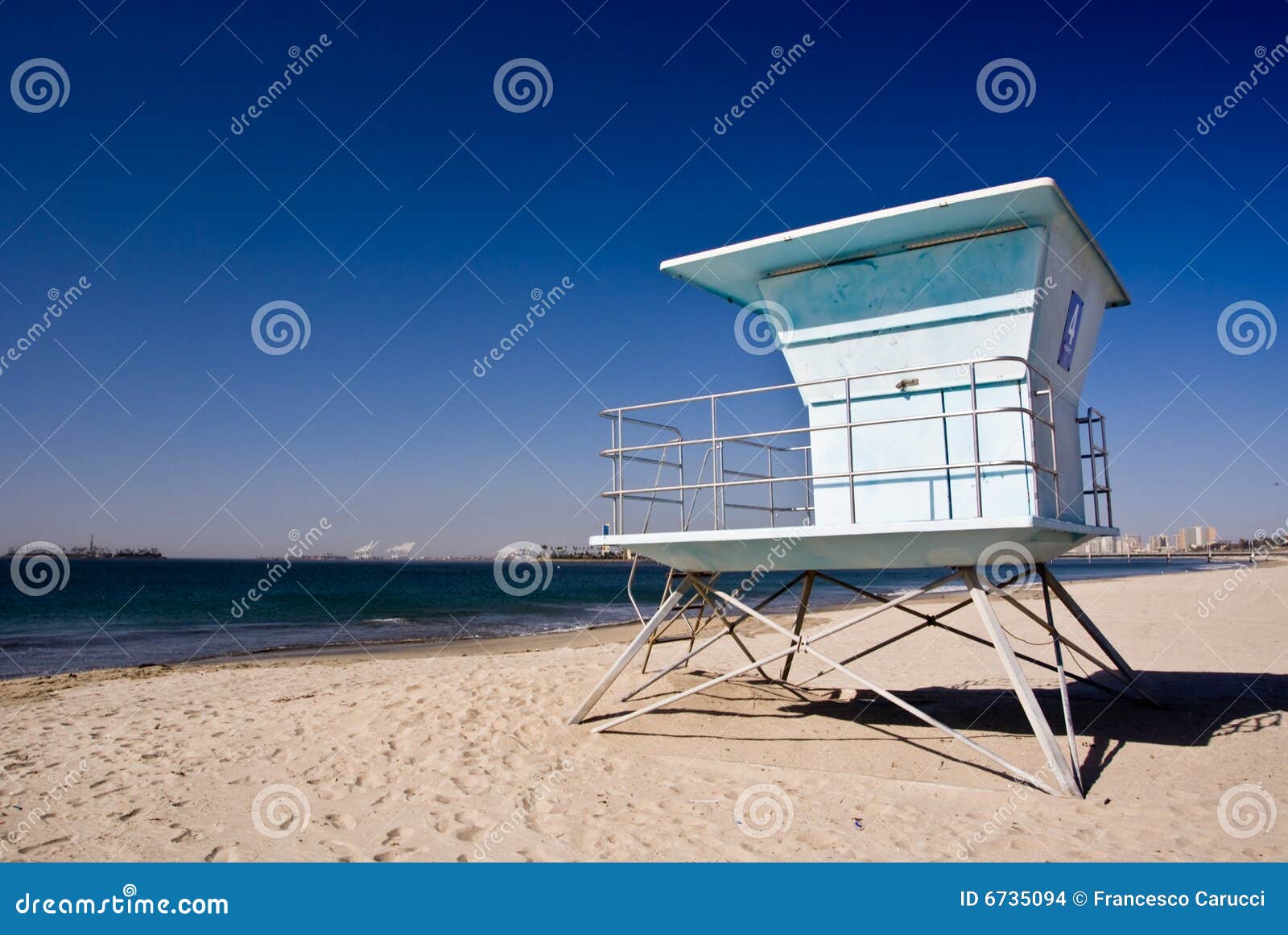 Lifeguard cabin stock photo. Image of life, outdoors, california - 6735094