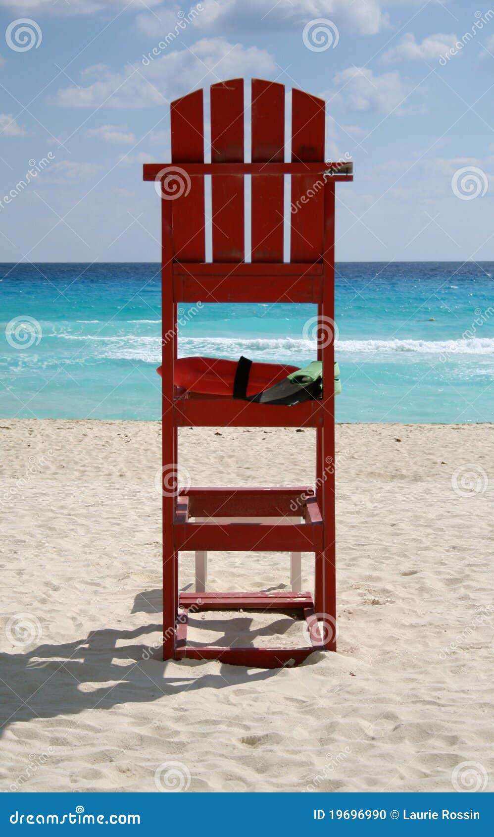 Lifeguard chair stock photo. Image of swim, sand, turquoise - 19696990