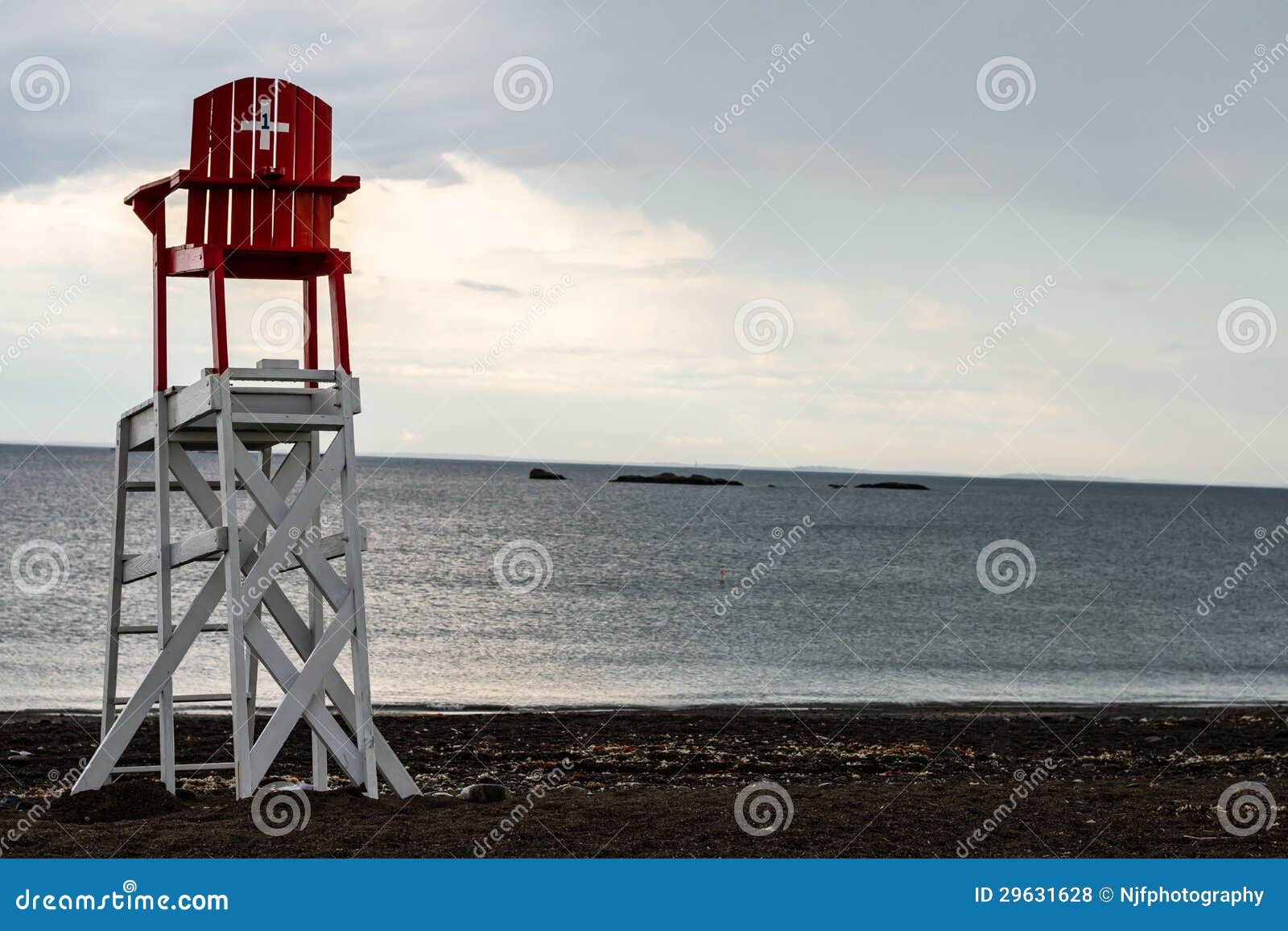 Lifeguard Chair stock photo. Image of north, sand, lifeguard - 29631628