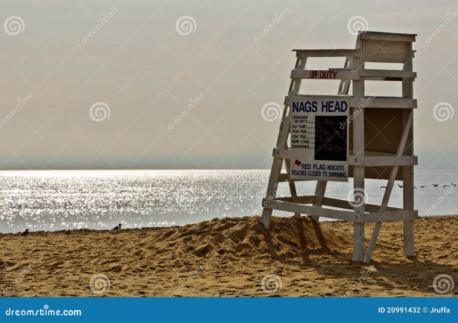 Lifeguard chair on beach stock photo. Image of protection - 20991432