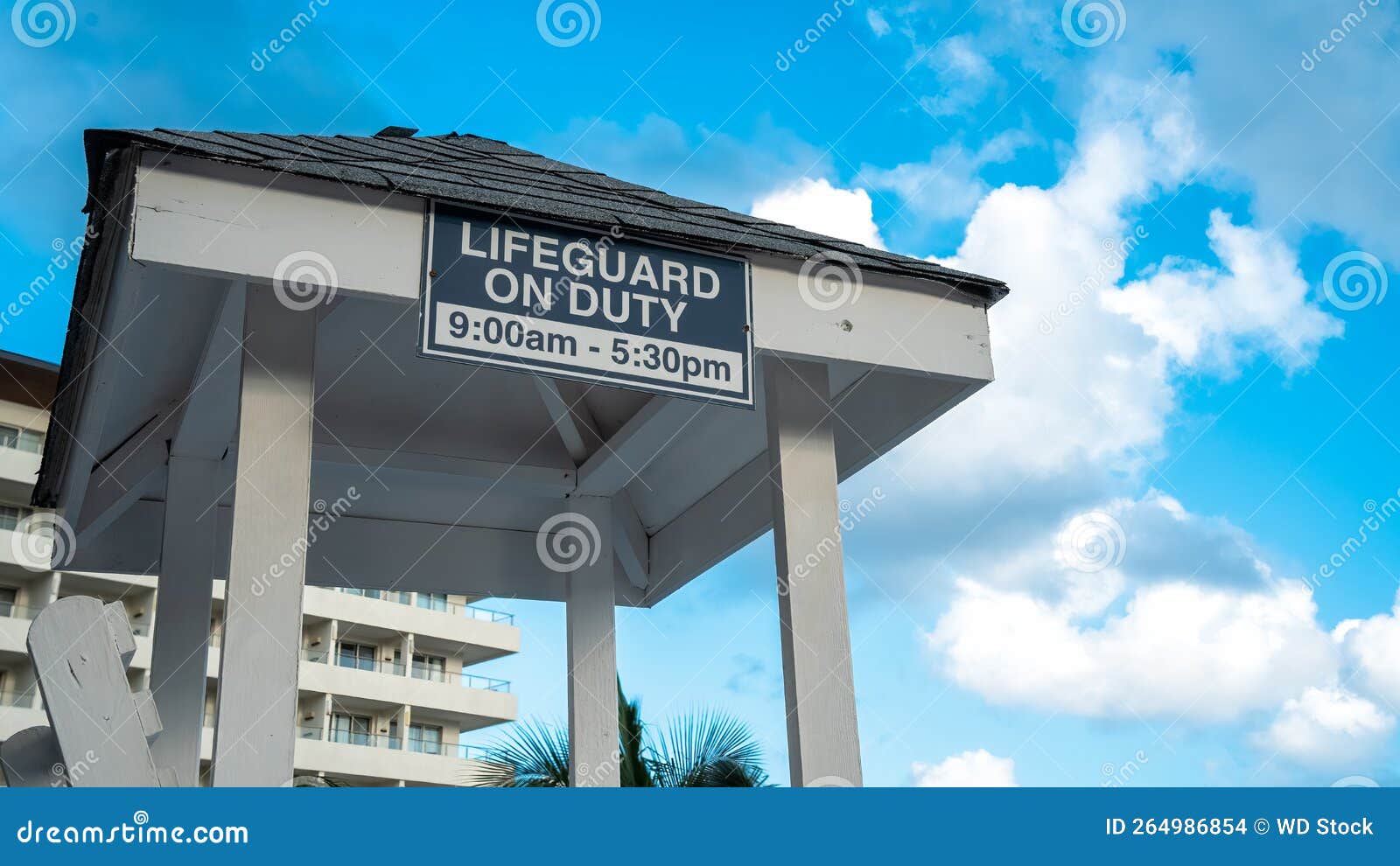 Lifeguard on Duty Sign at a Hotel Poolside Stock Photo - Image of ... Lifeguard on Duty Sign at a Hotel Poolside Stock Photo - Image of ...