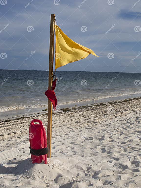 Lifeguard flag stock image. Image of beware, signs, tourism - 21850505