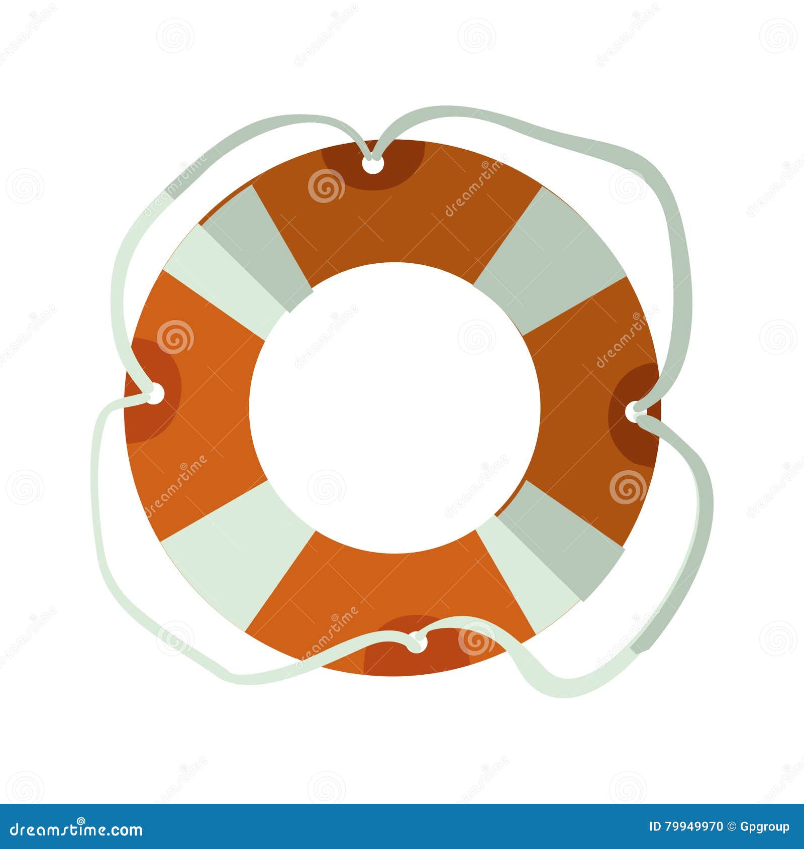 Lifeguard float icon stock vector. Illustration of danger - 79949970