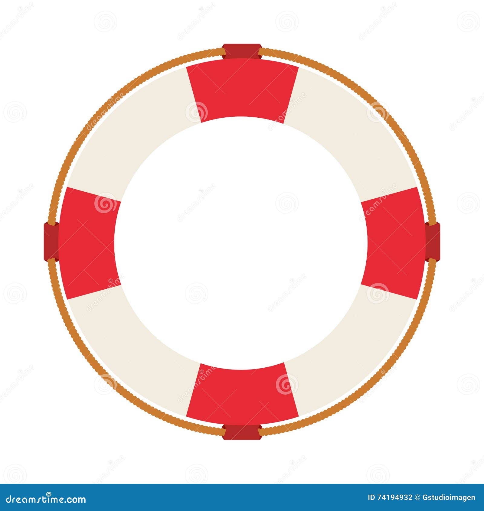 Lifeguard Float Isolated Icon Design Stock Illustration - Illustration ...