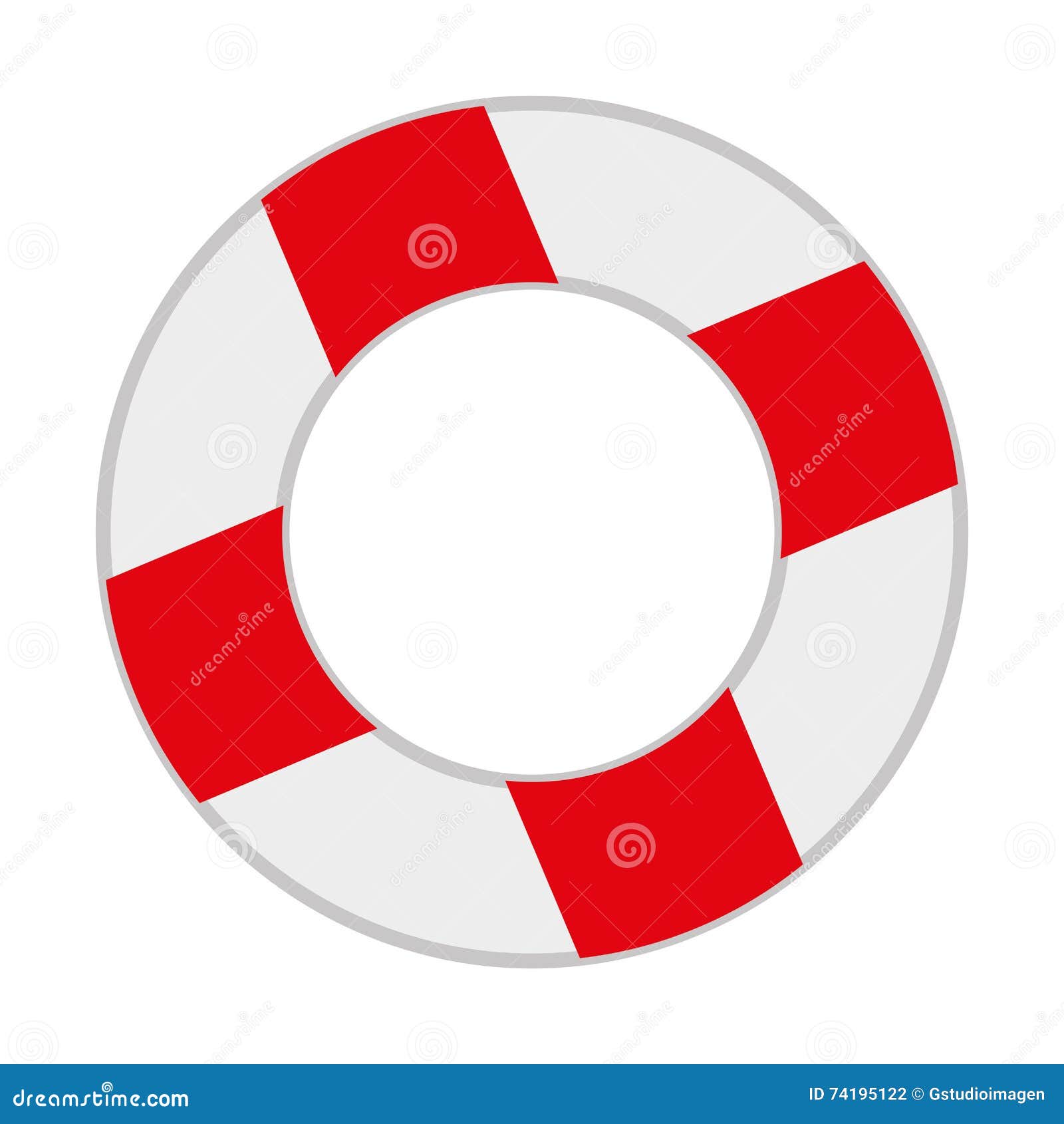 Lifeguard Float Isolated Icon Design Stock Illustration - Illustration ...