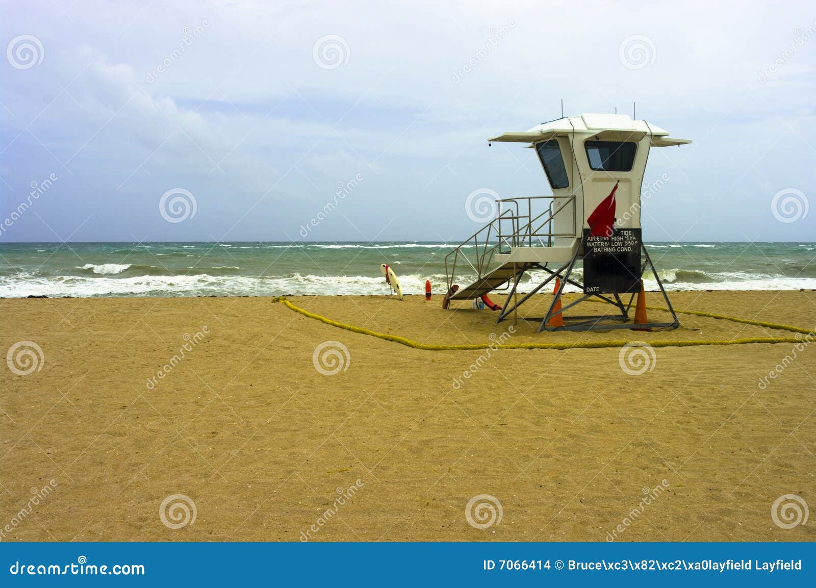 Lifeguard hut stock photo. Image of risk, holiday, florida - 7066414