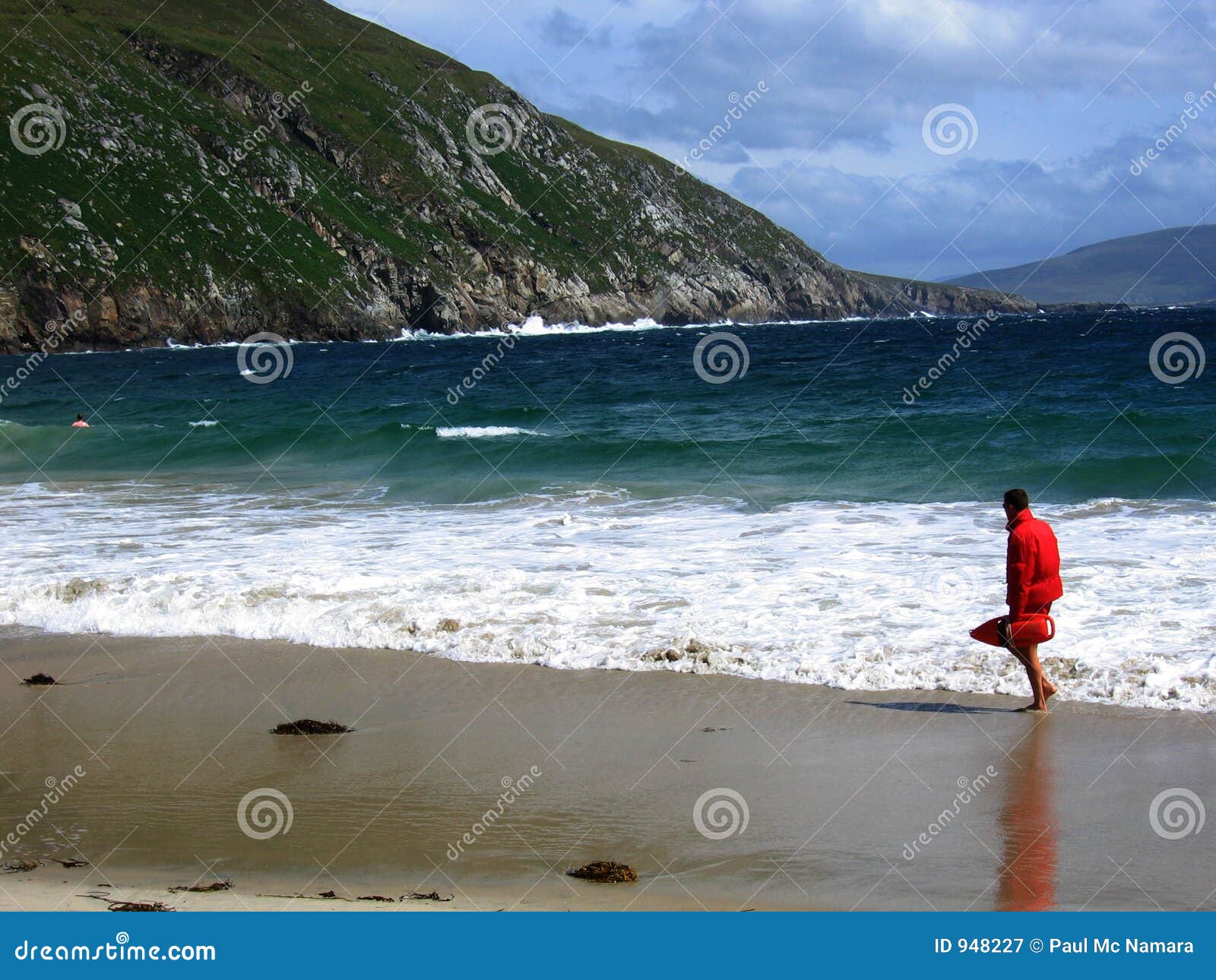 Lifeguard on Keem stock image. Image of ireland, summer - 948227