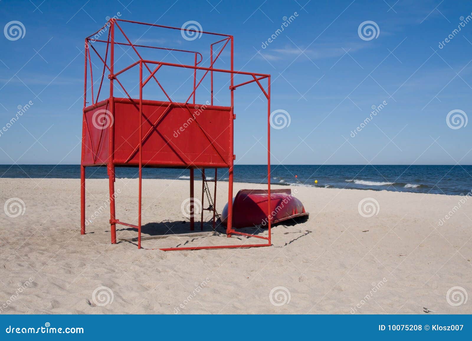Lifeguard post stock photo. Image of sunny, vacation - 10075208