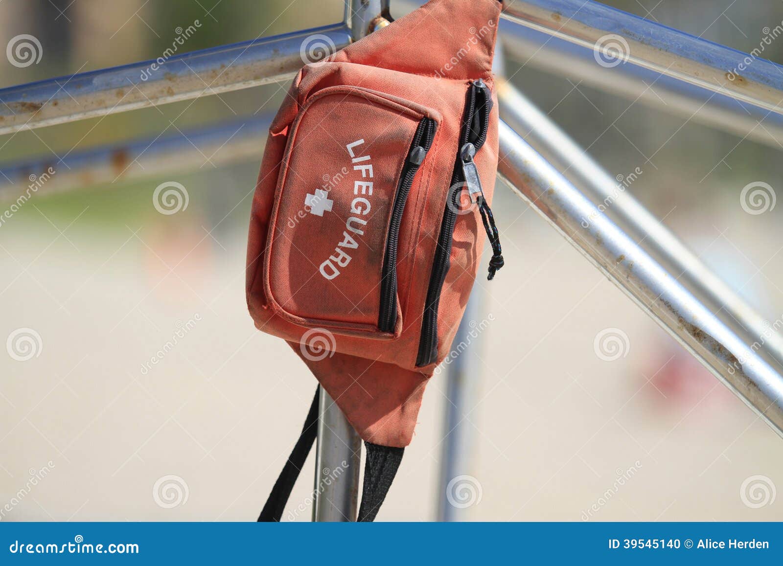 Lifeguard pouch stock photo. Image of lifeguard, training - 39545140