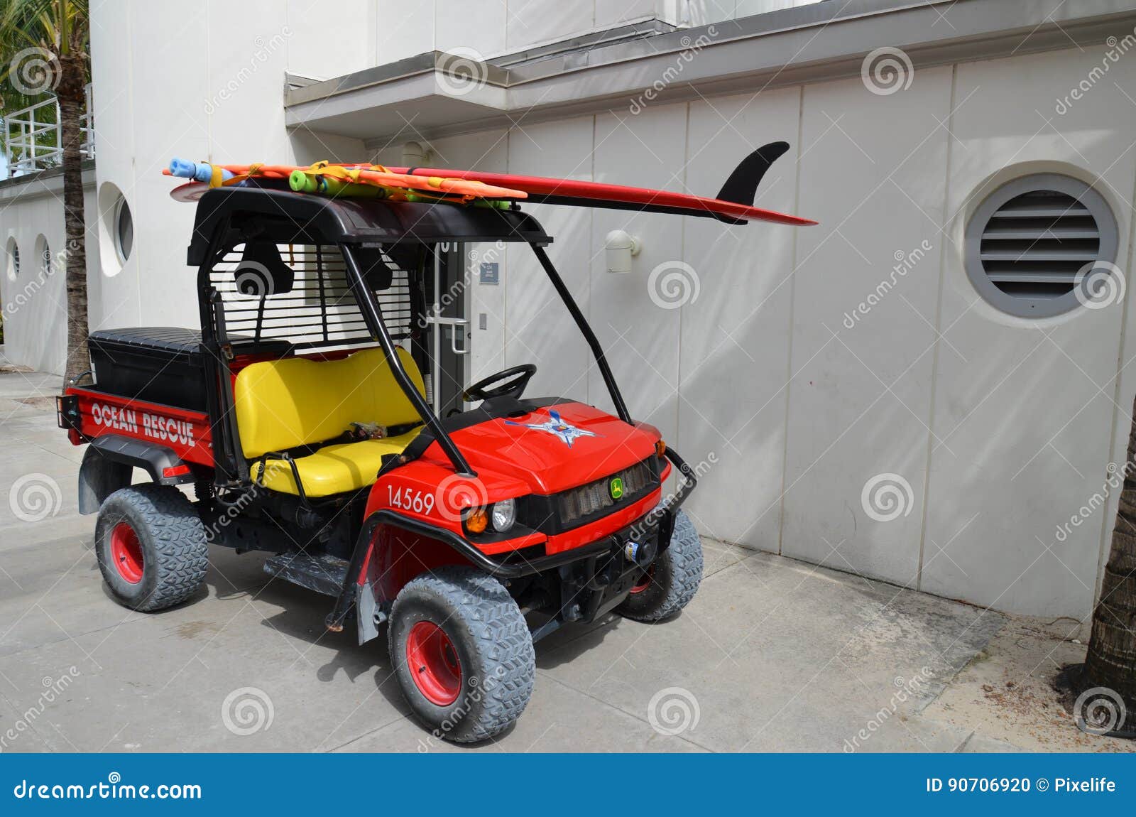 Lifeguard Quad, Miami Beach Editorial Image - Image of atlantic ...