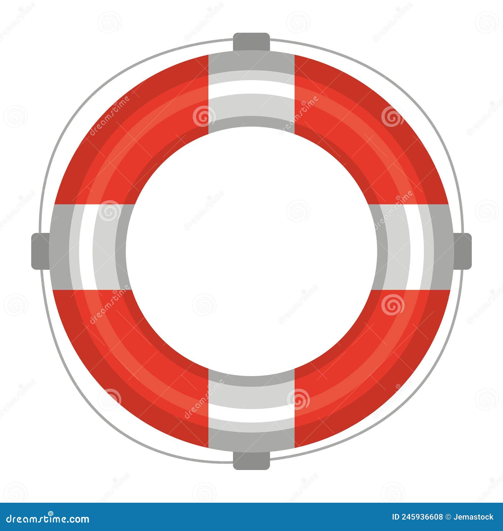 Lifeguard red float stock vector. Illustration of rubber - 245936608