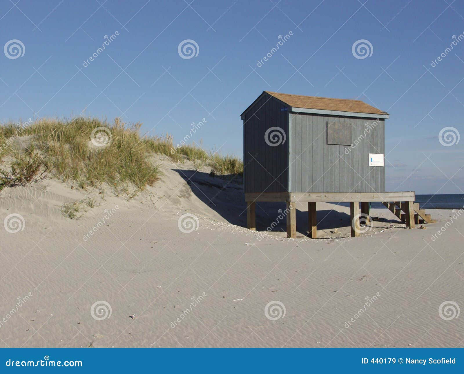 Lifeguard Shack stock image. Image of water, ocean, nature - 440179