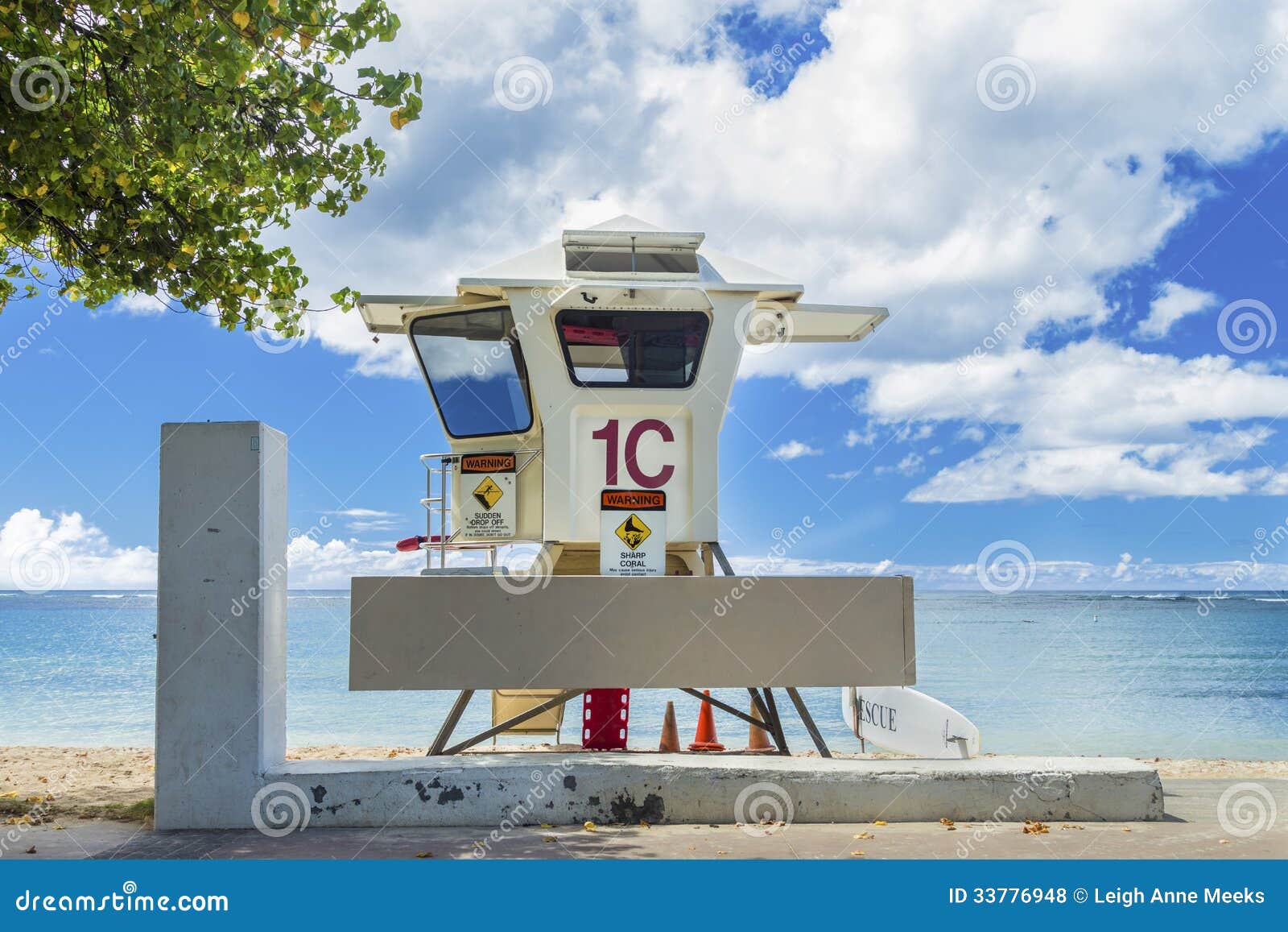 Lifeguard Stand stock photo. Image of sidewalk, lifeguard - 33776948