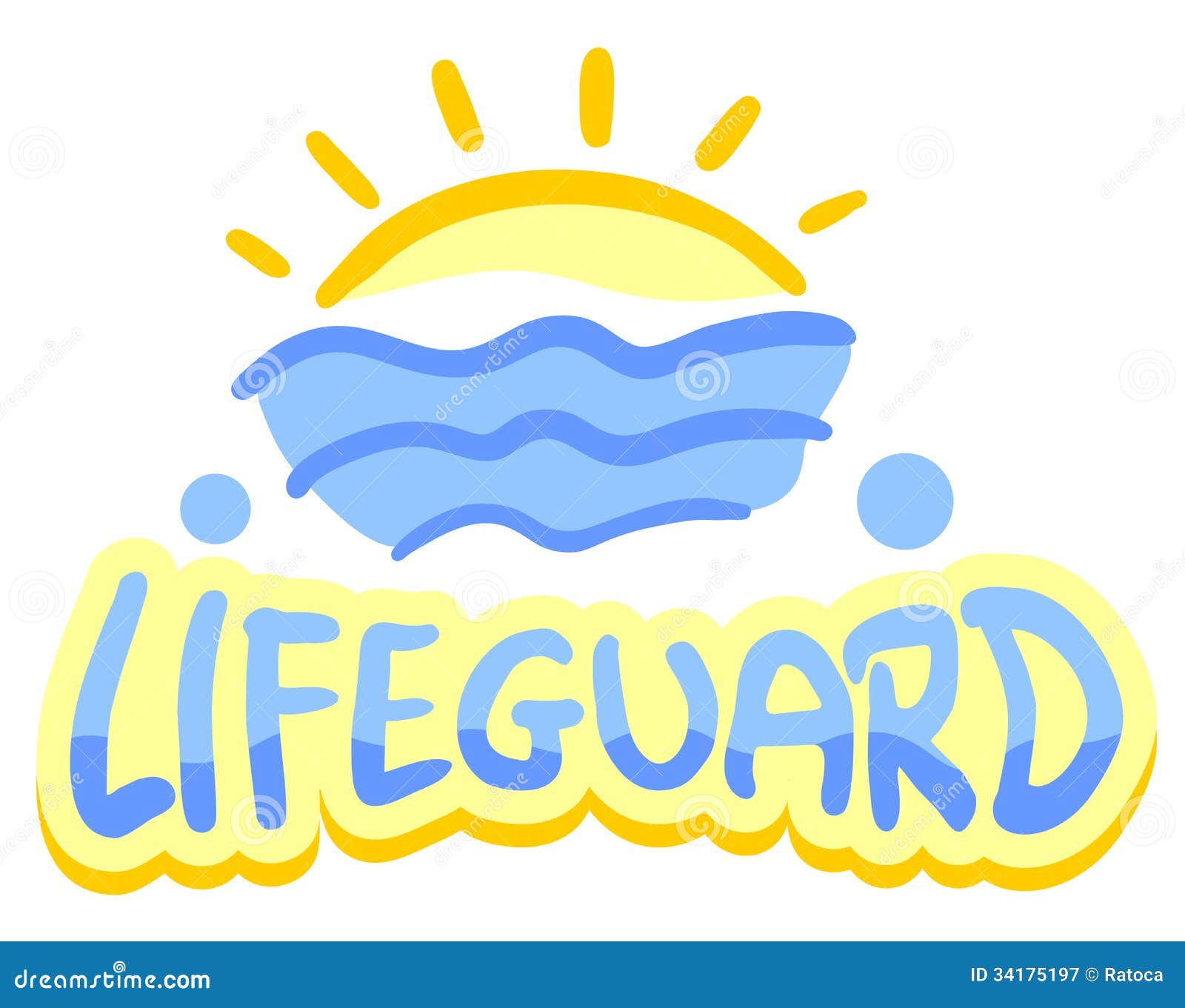 Lifeguard symbol stock vector. Illustration of icon, grunge - 34175197