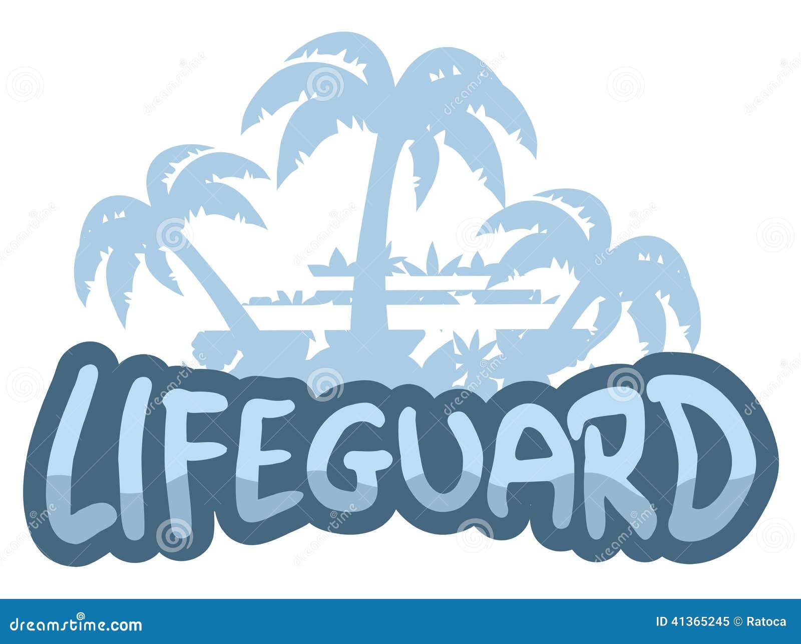 Lifeguard symbol stock vector. Illustration of insurance - 41365245