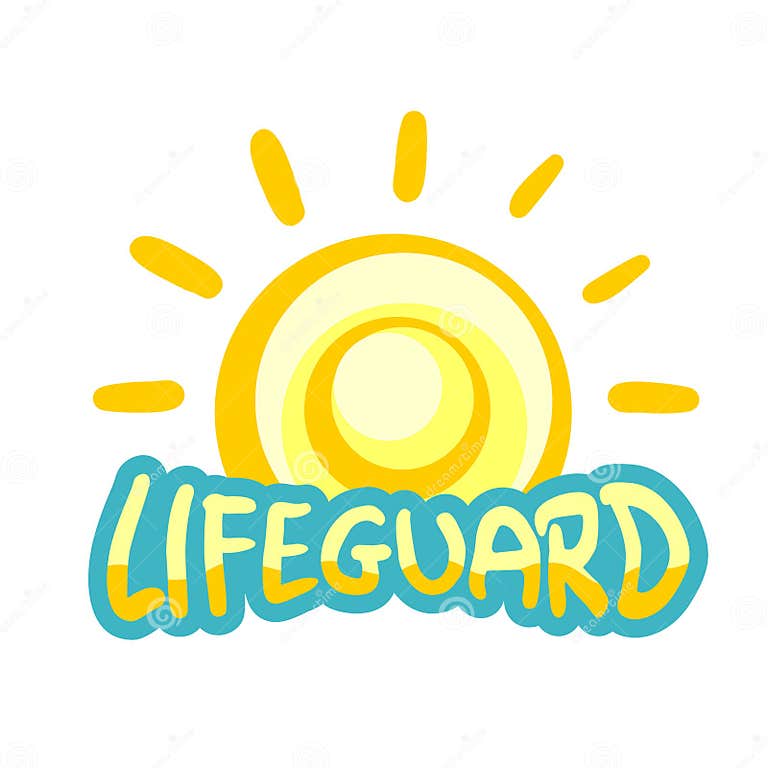 Lifeguard symbol stock vector. Illustration of lifeguard - 94492690