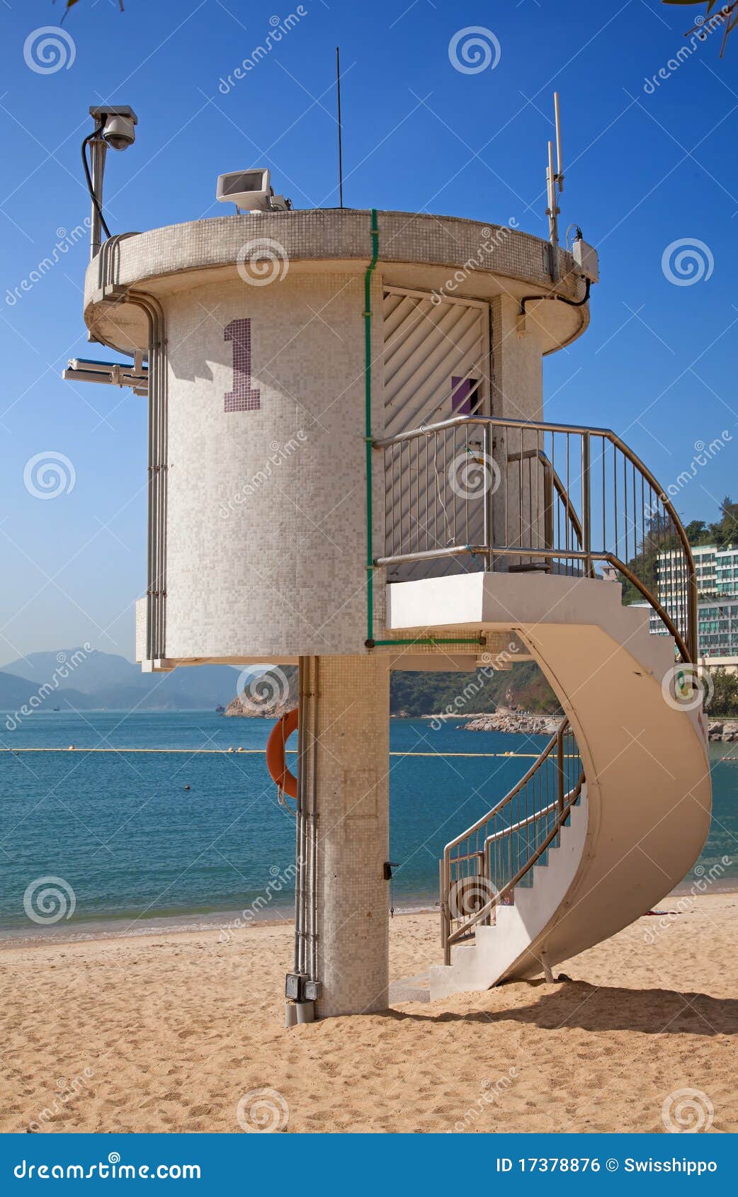 Lifeguard tower stock photo. Image of beautiful, nature - 17378876