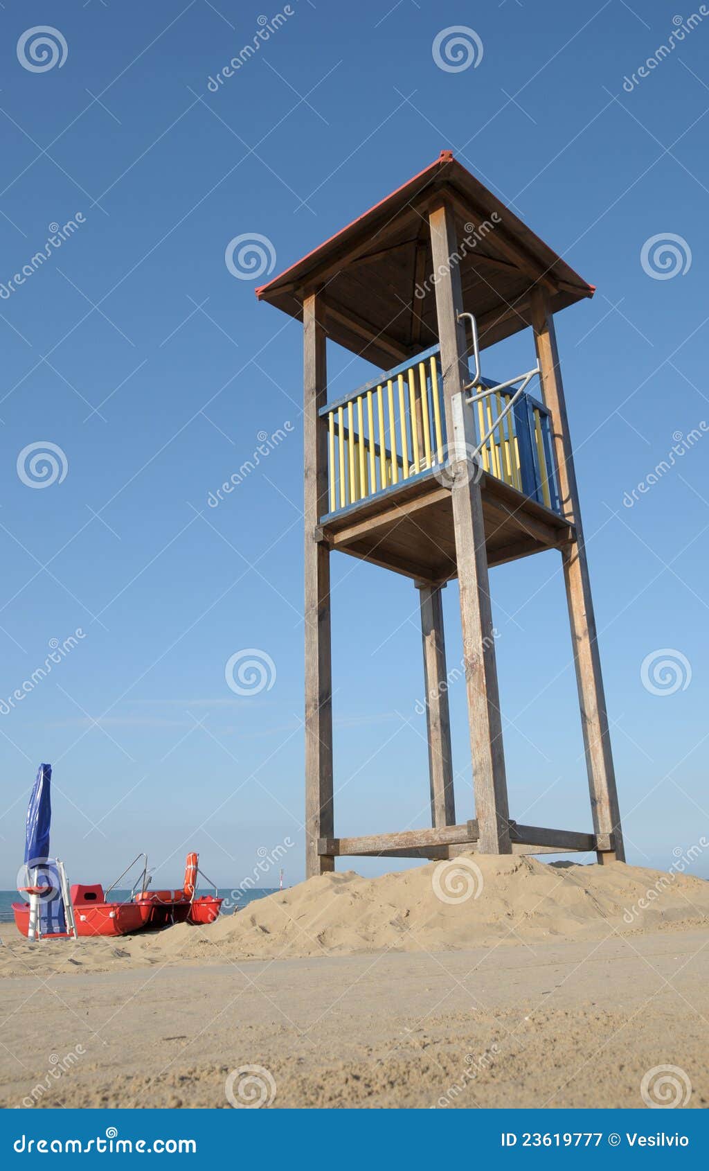Lifeguard Tower Royalty-Free Stock Photo | CartoonDealer.com #23619777 Lifeguard Tower Royalty-Free Stock Photo | CartoonDealer.com #23619777