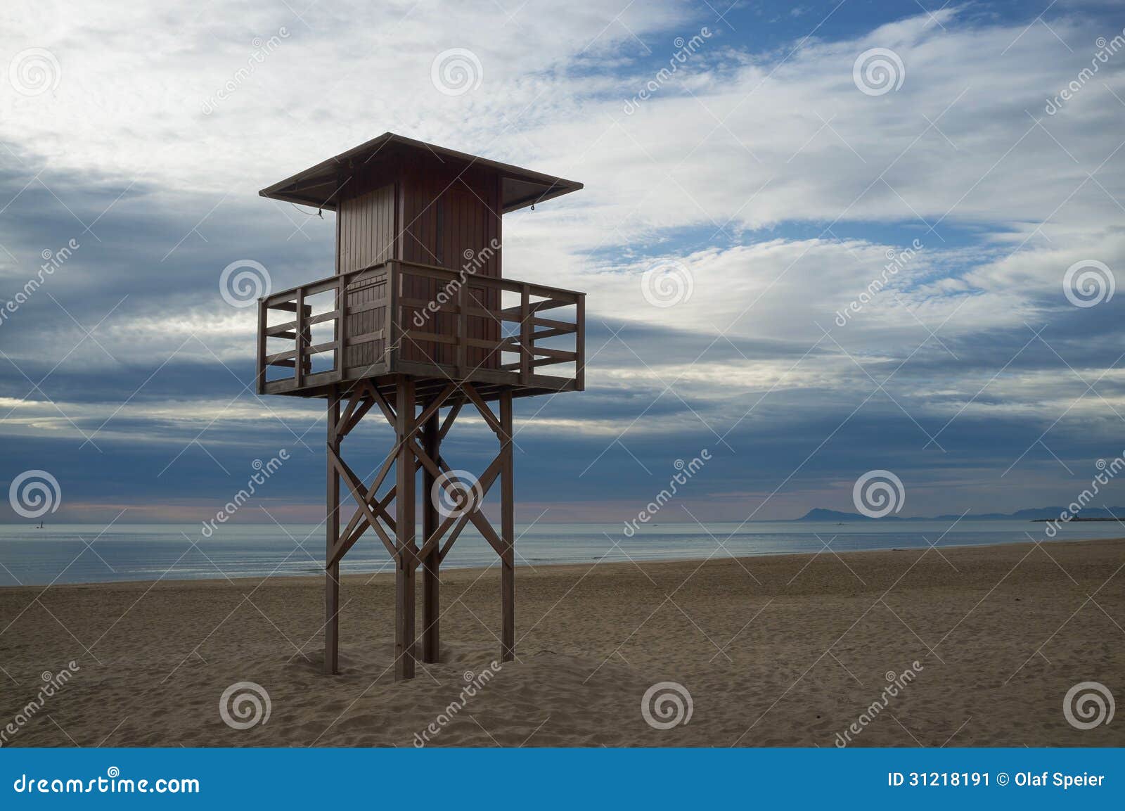 Lifeguard watchtower stock image. Image of copy, mediterranean - 31218191