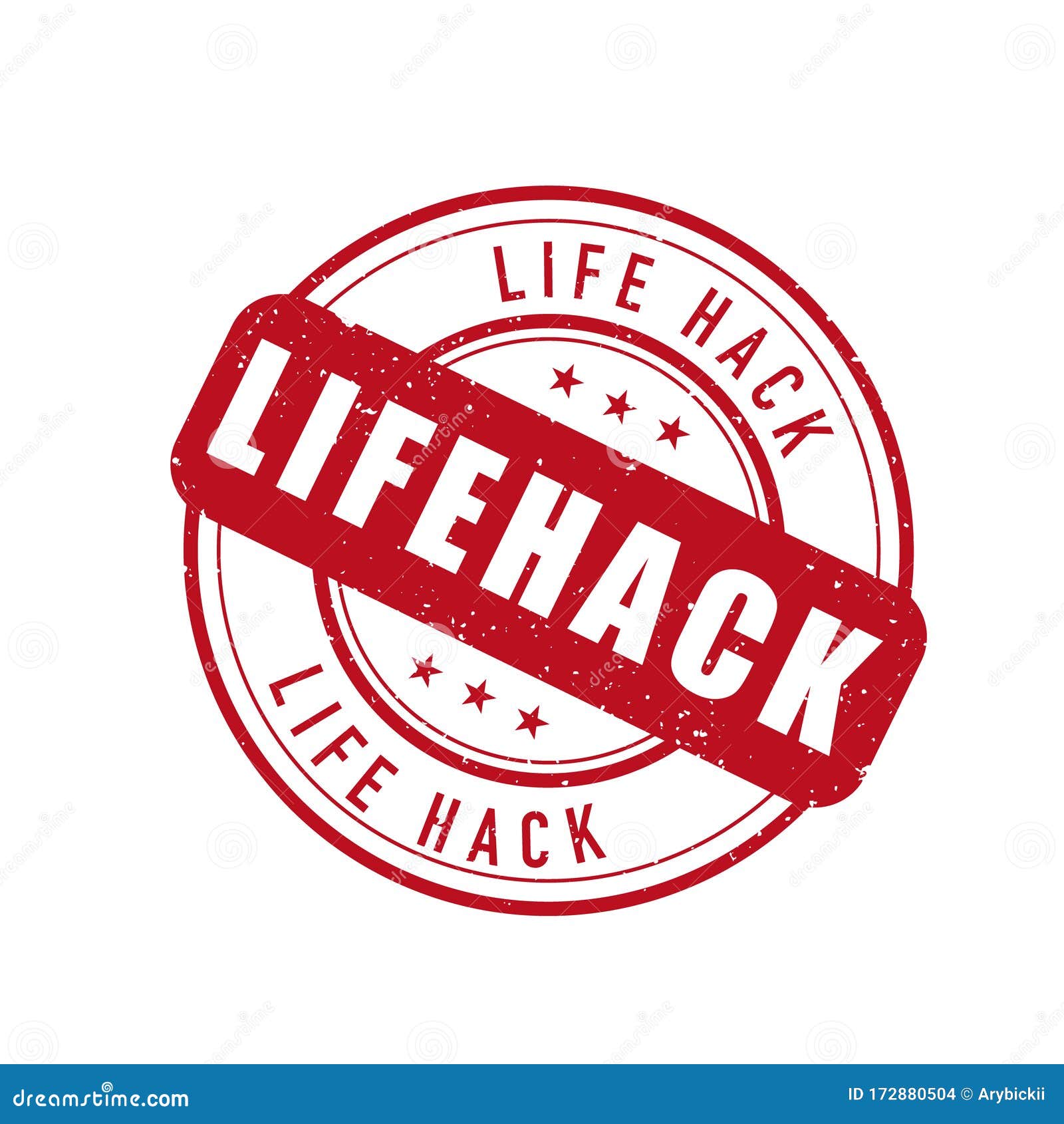 Lifehack vector stamp stock vector. Illustration of method - 172880504
