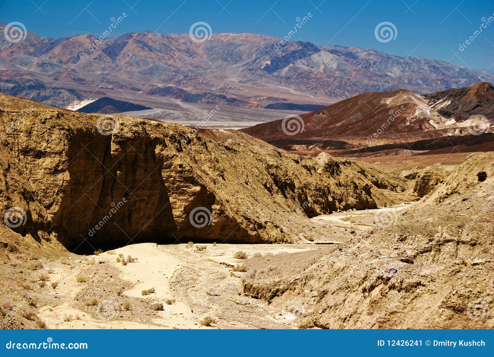 Lifeless landscape stock image. Image of desert, hill - 12426241