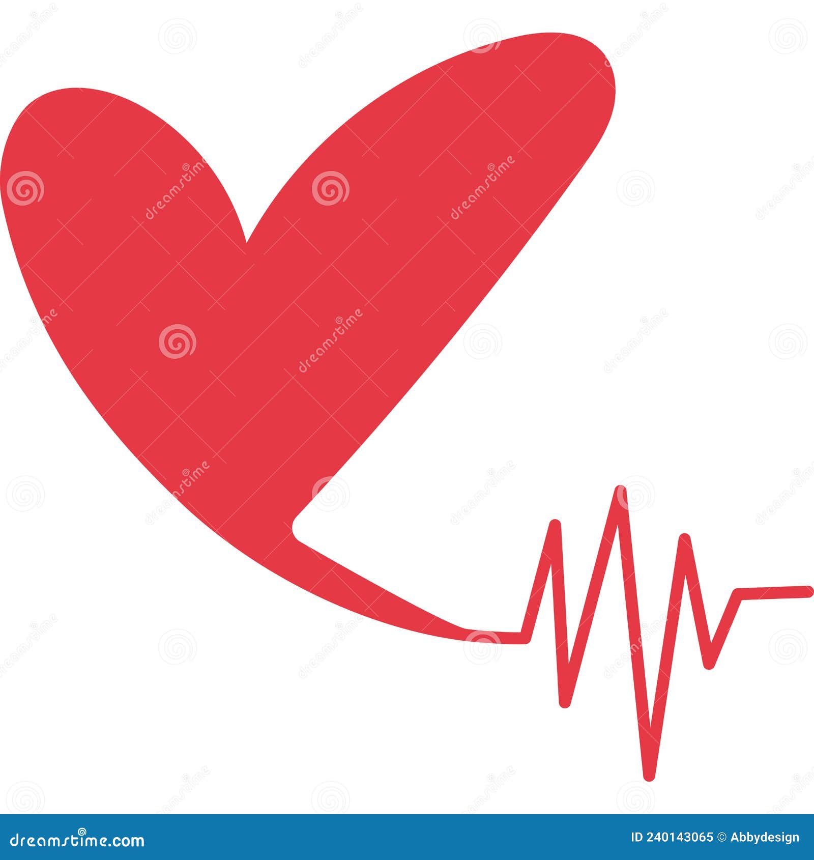 Lifeline Heart Filled Icon Vector Stock Vector - Illustration of ...