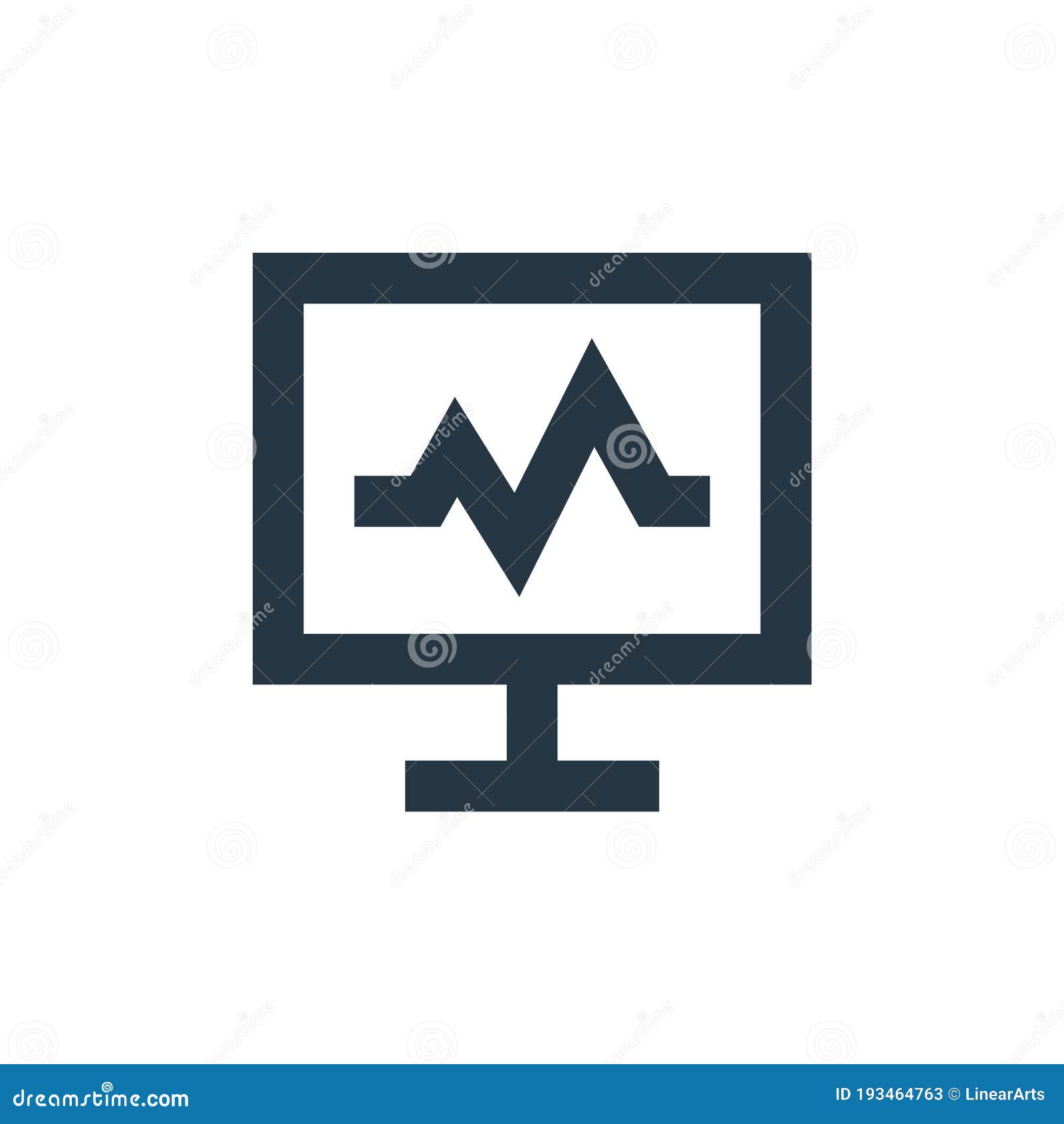 Lifeline Icon Vector from Medical Concept. Thin Line Illustration of ...