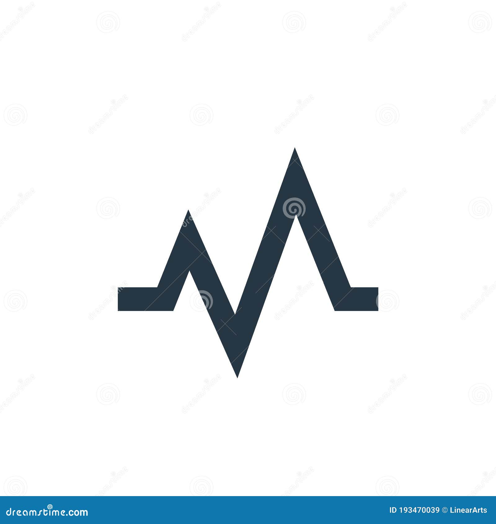 Lifeline Icon Vector from Medical Concept. Thin Line Illustration of ...